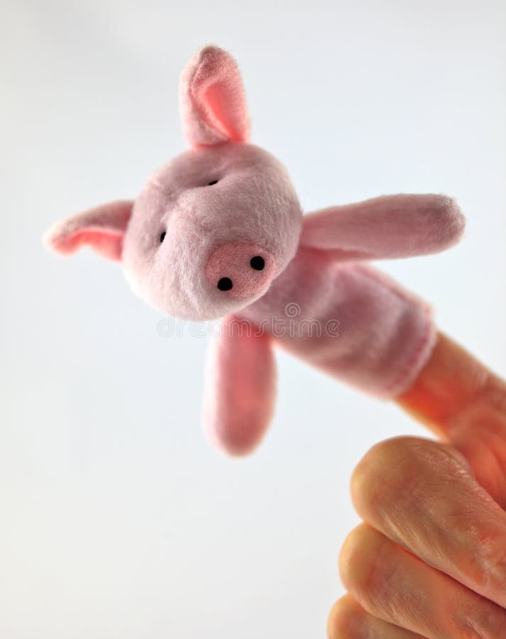 Cow finger puppet stock photo. Image of studio, single - 28414422