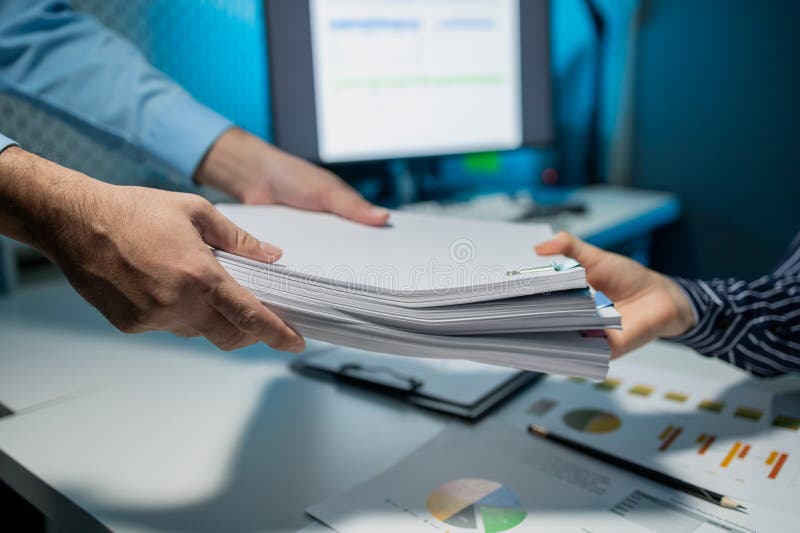 Hand a Pile of Important Documents To a Co-worker, Forward a Summary of ...