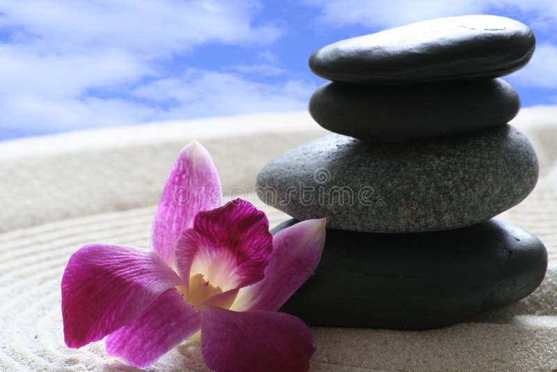 Hand with Pile of Zen Stones Stock Photo - Image of stony, stacked ...