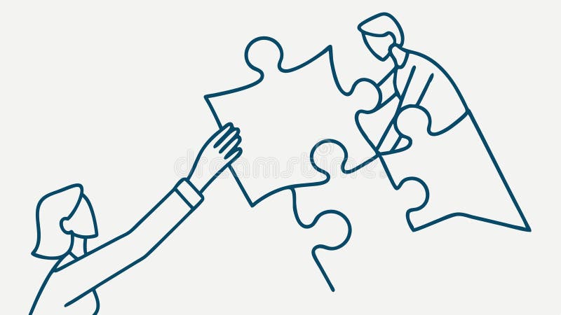 Hand Placing the Final Puzzle Piece, Solution Concept Vector. Vector ...