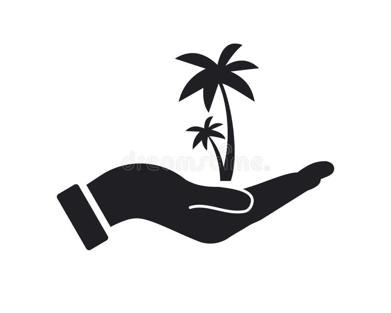 Hand Plam Logo Design. Plam Logo with Hand Concept Vector Stock Vector ...