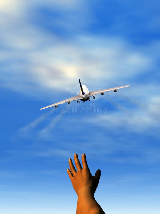 Hand and plane stock image. Image of closeup, airplane - 3012619