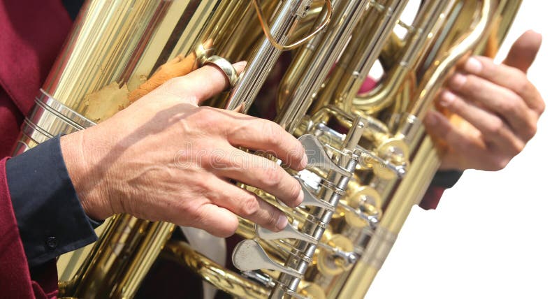 Hand of Player and the Saxophone Stock Photo - Image of band, live ...