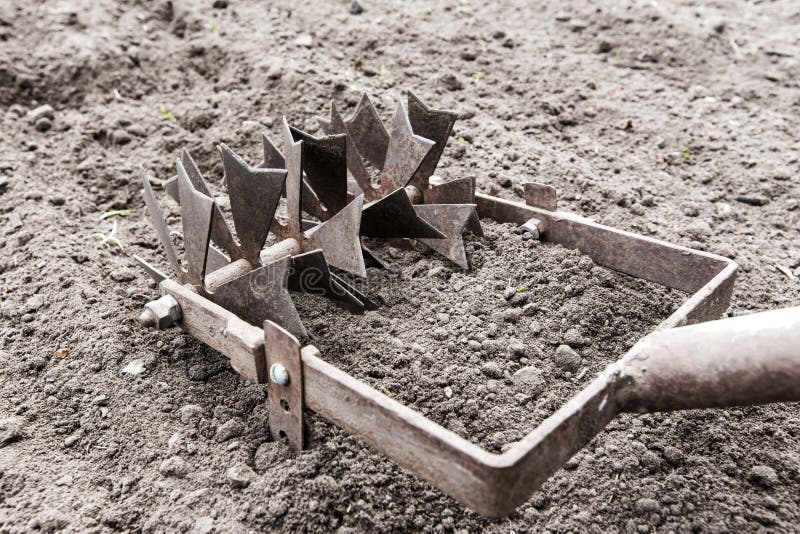 Hand plow stock image. Image of field, engine, garden - 83593509
