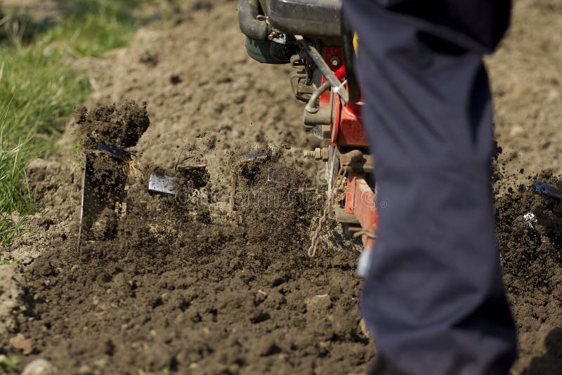 Hand plowing. stock image. Image of closeup, industry - 52674121