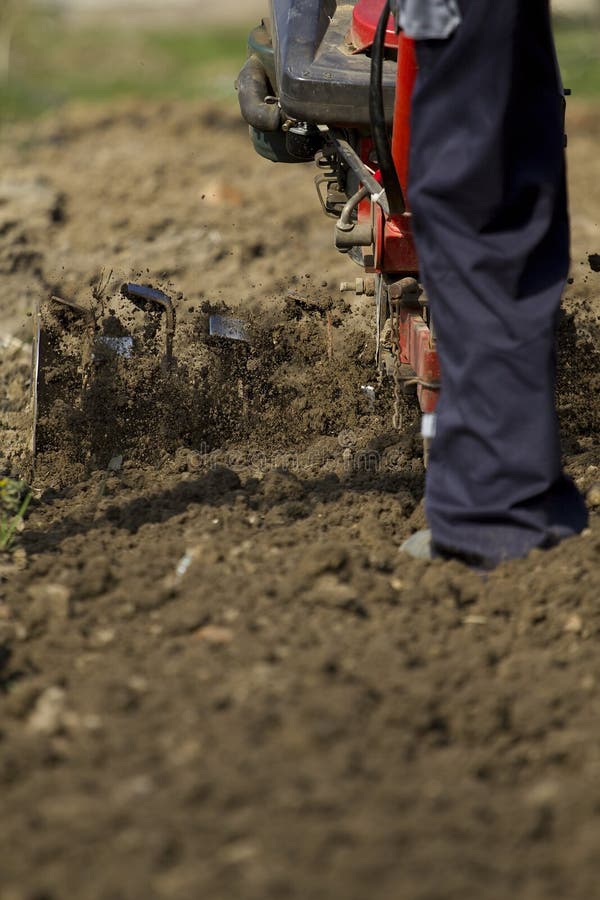 Hand plowing. stock photo. Image of production, plough - 52674228
