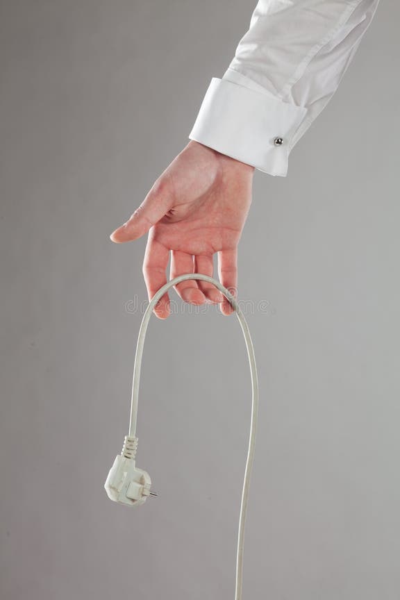 Hand and plug stock image. Image of electrician, connection - 22964679