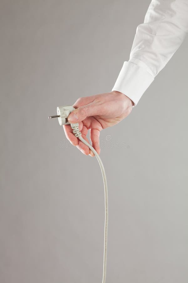 Hand and plug stock image. Image of engineer, socket - 22964693