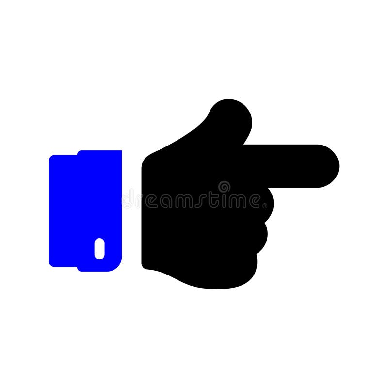 Point Right Icon in Trendy Design Style. Point Right Icon Isolated on ...