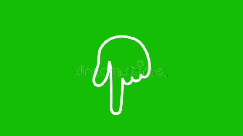 Hand Pointed on Green Screen Stock Footage - Video of highlight, lead ...