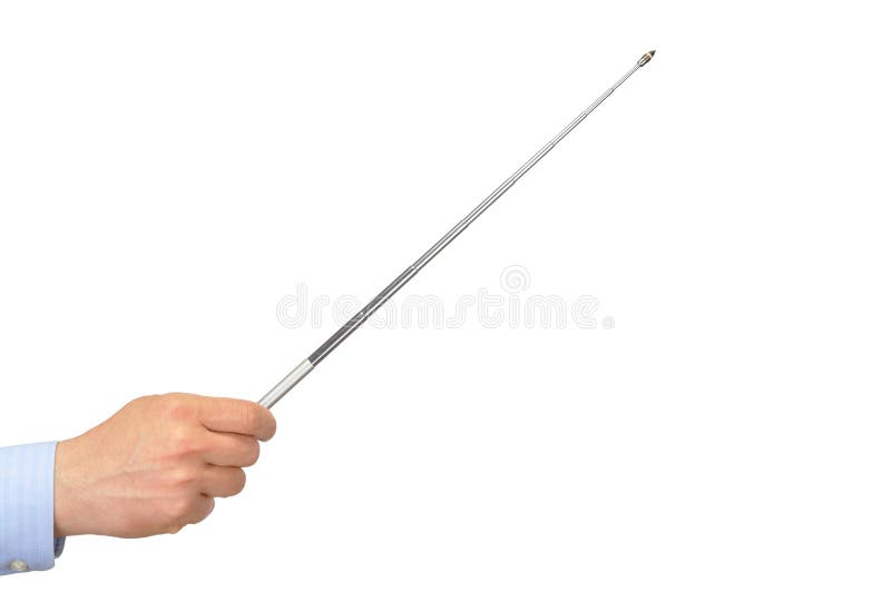 Hand with Pointer stock photo. Image of white, presenting - 10044840