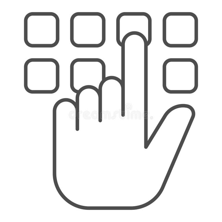 Finger Push Button Stock Illustrations – 21,433 Finger Push Button ...