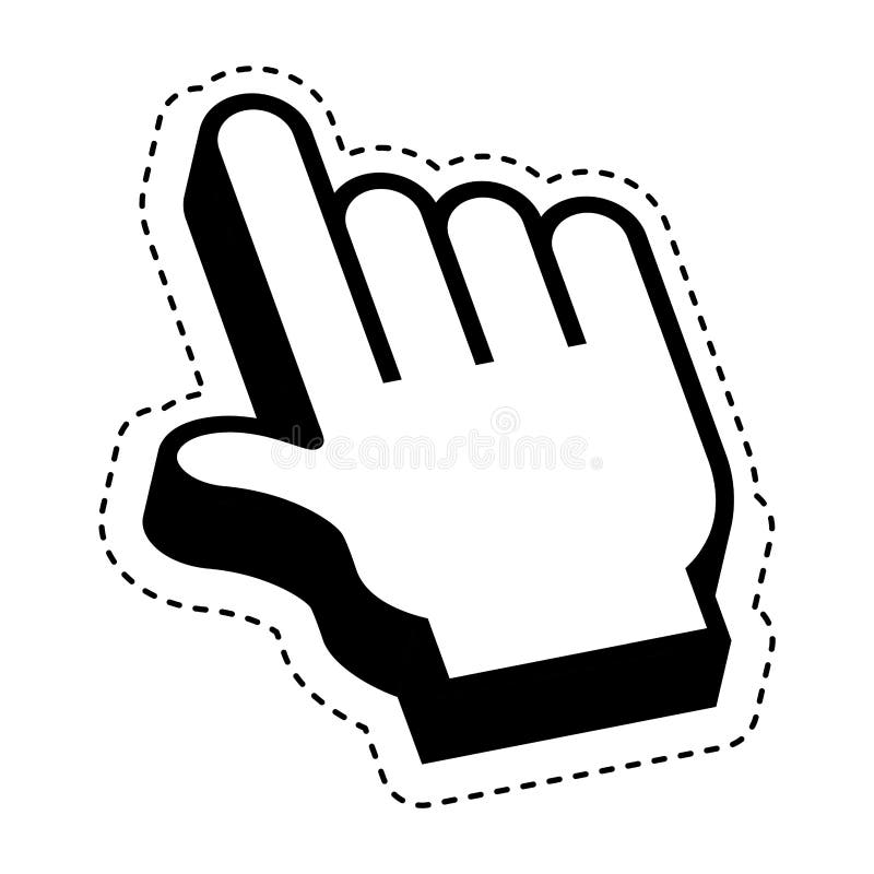3d Human Hand Cursor Pointer Stock Illustrations – 331 3d Human Hand ...