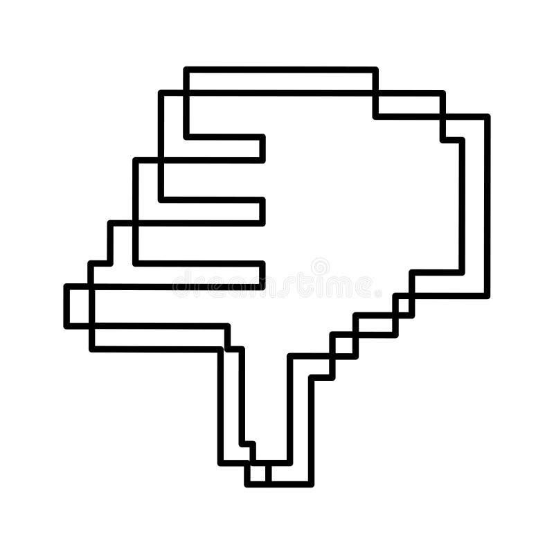 Hand pointer cursor icon stock illustration. Illustration of modern ...