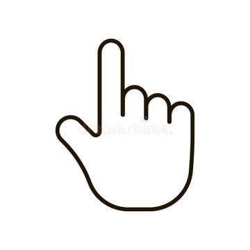 Finger Indicator Sign Stock Illustrations – 1,243 Finger Indicator Sign ...