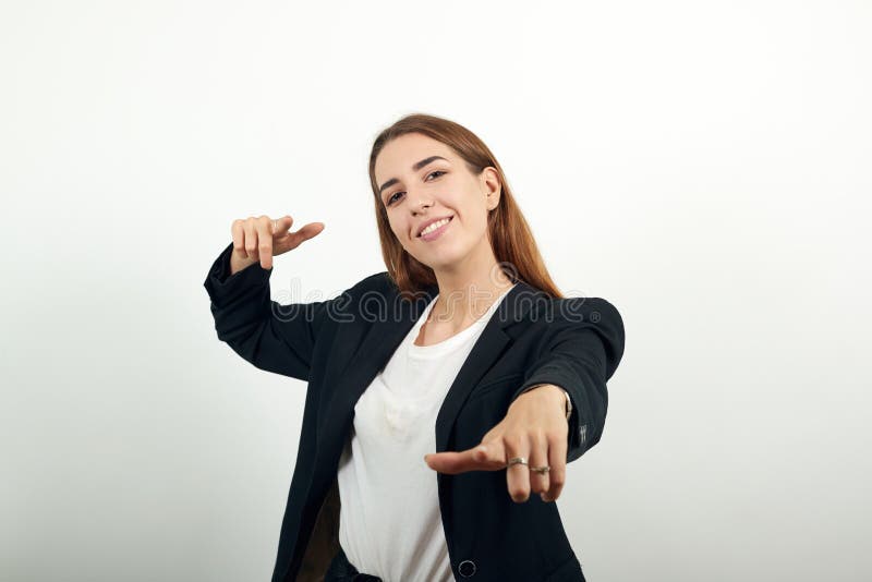 Hand Pointer with Forefinger Pointing Forward. Index Finger To Show ...