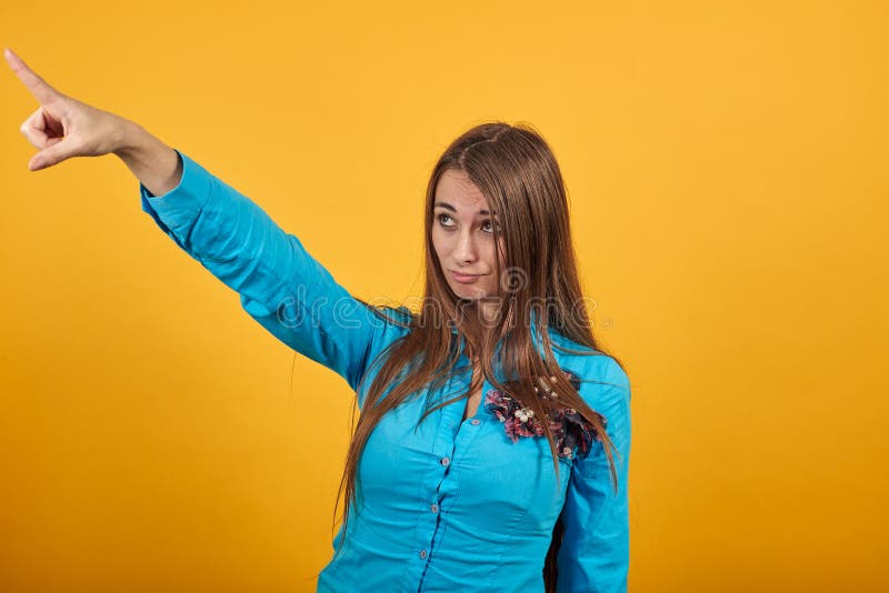 Hand Pointer with Forefinger Pointing Forward. Index Finger To Show ...