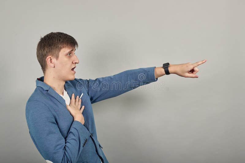 Hand Pointer with Forefinger Pointing Forward. Index Finger To Show ...