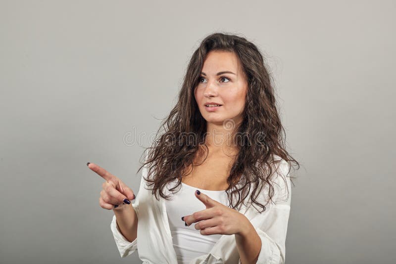 Hand Pointer with Forefinger Pointing Forward. Index Finger To Show ...