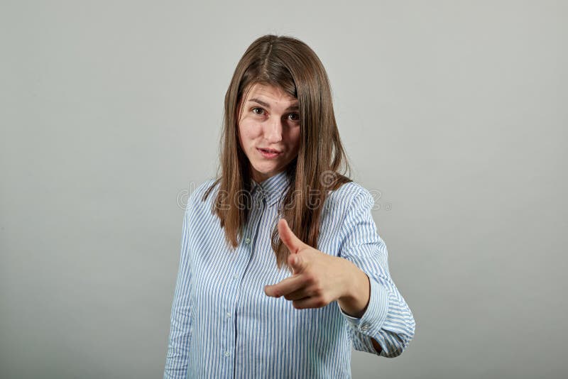 Hand Pointer with Forefinger Pointing Forward. Index Finger To Show ...