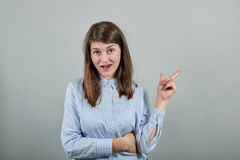 Hand Pointer with Forefinger Pointing Forward. Index Finger To Show ...