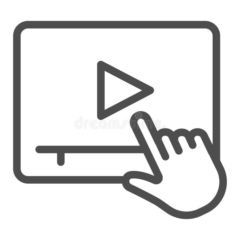 Cursor Open Media File Sign Stock Illustrations – 17 Cursor Open Media ...