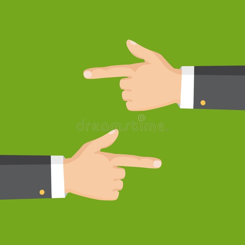 Side View Hand Pointing Index Finger Stock Illustrations – 132 Side ...
