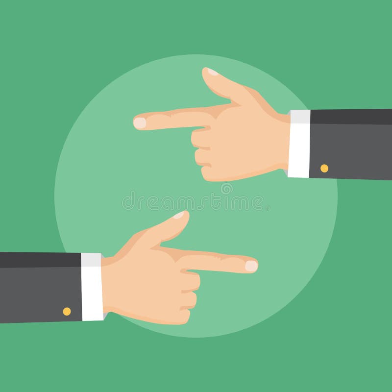 Vintage Hand Drawn Hand Pointing Left Stock Illustrations – 196 Vintage ...