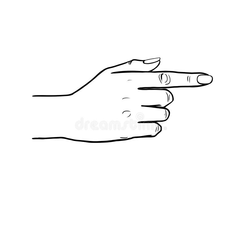 Pointing finger stock illustration. Illustration of choice - 272054802