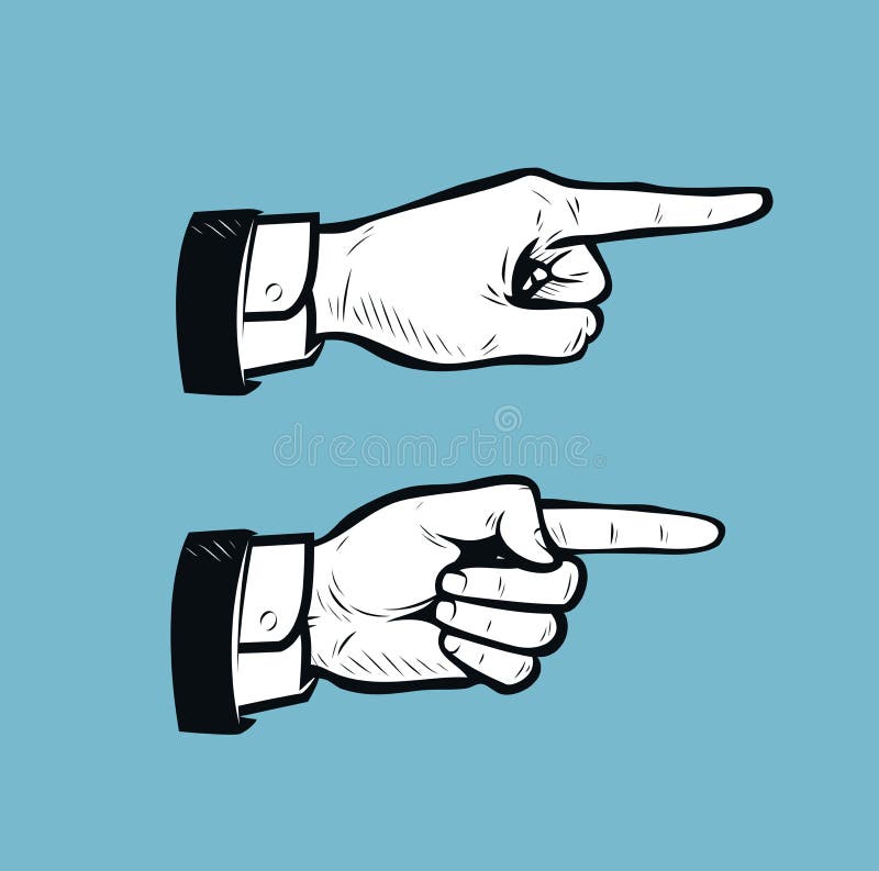 Pointing Hand Symbol. Forefinger, Index Finger, Gesture Label or Icon ... Pointing Hand Symbol. Forefinger, Index Finger, Gesture Label or Icon ...