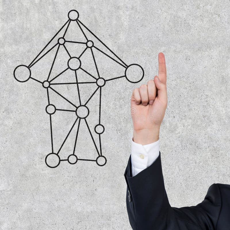 Hand pointing finger up stock image. Image of choice - 49086349