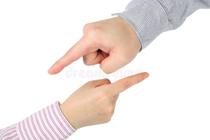 Hand pointing gesture stock photo. Image of isolated - 29023178