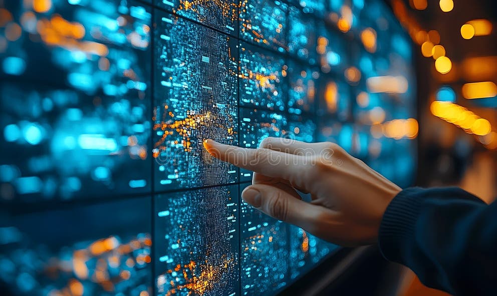 AI-Generated Data Visualization Stock Illustration - Illustration of ...