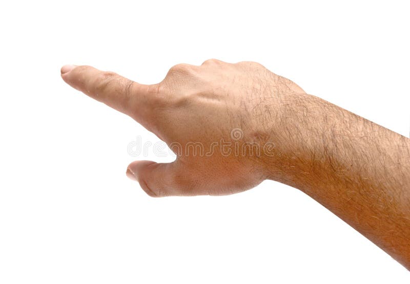 Pointing To the Left. Man in Suit Raised Eyebrows Stock Image - Image ...