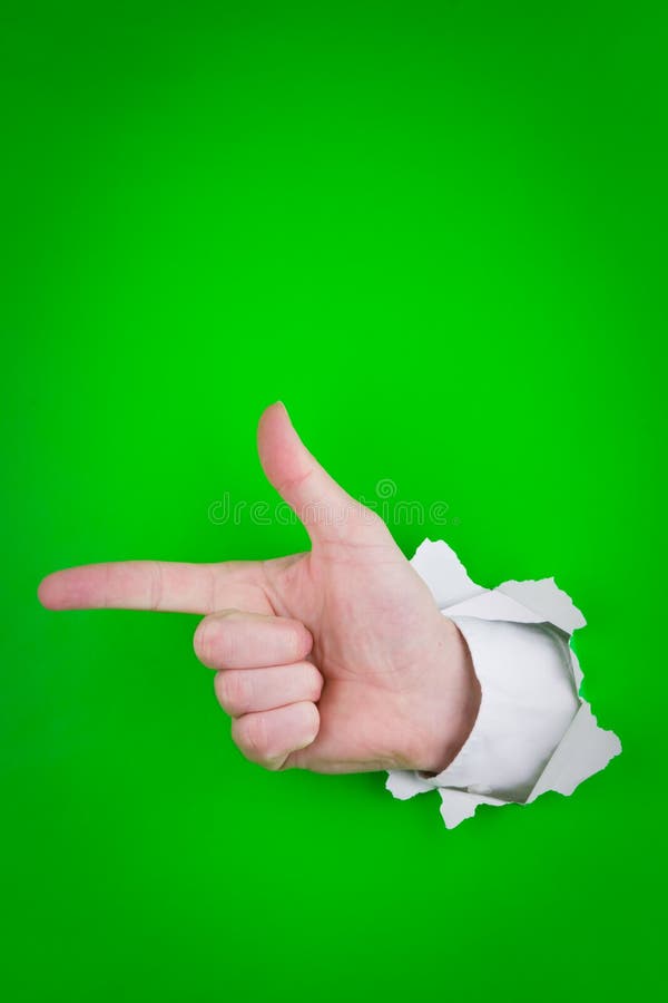 Hand in pointing pose stock photo. Image of thumb, gesticulate - 7650666