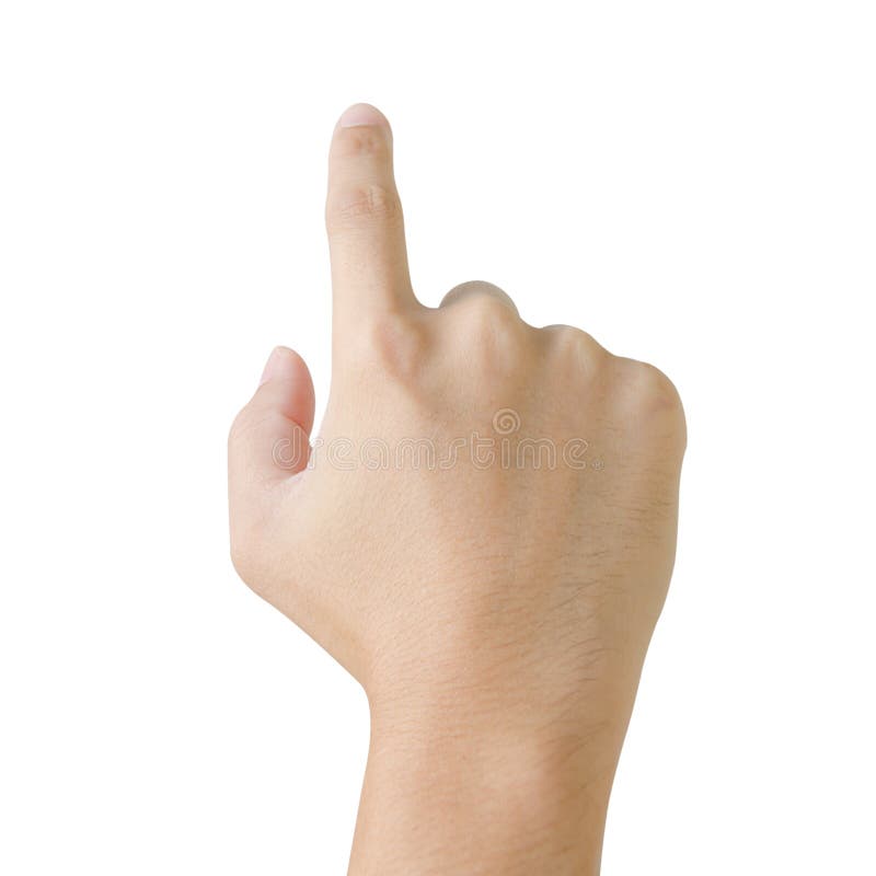Finger pressing right hand stock image. Image of pressed - 33478063