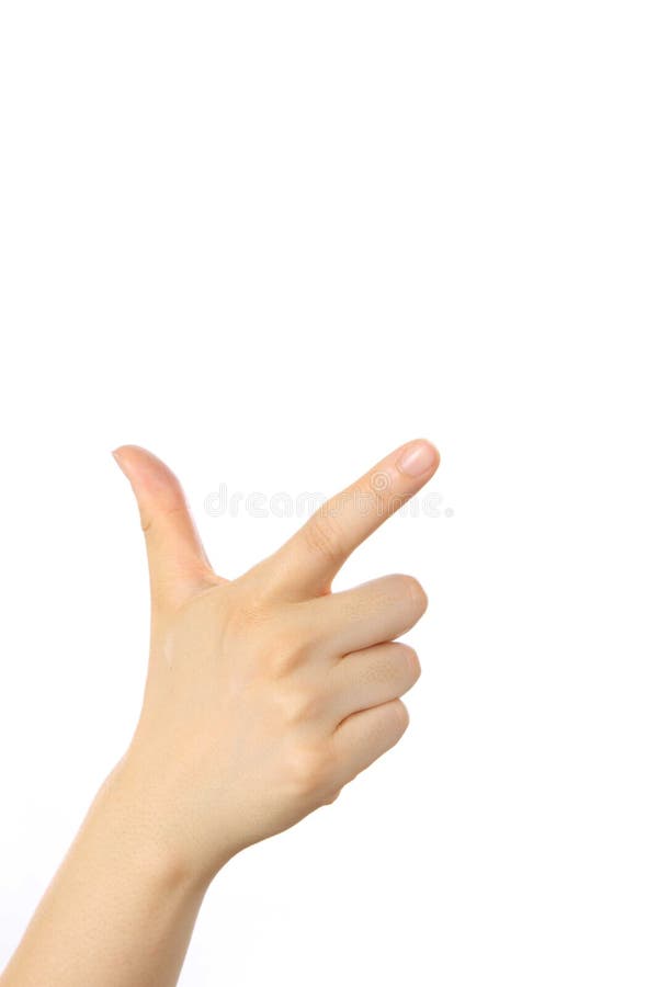 Hand of pointing sign stock photo. Image of select, concept - 44381532