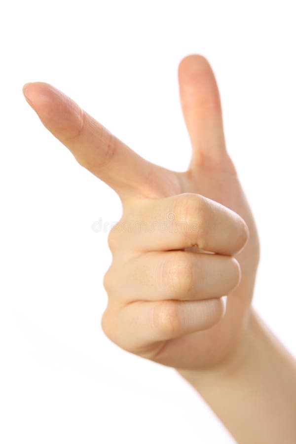 Hand of pointing sign stock image. Image of screen, gesturing - 44381539