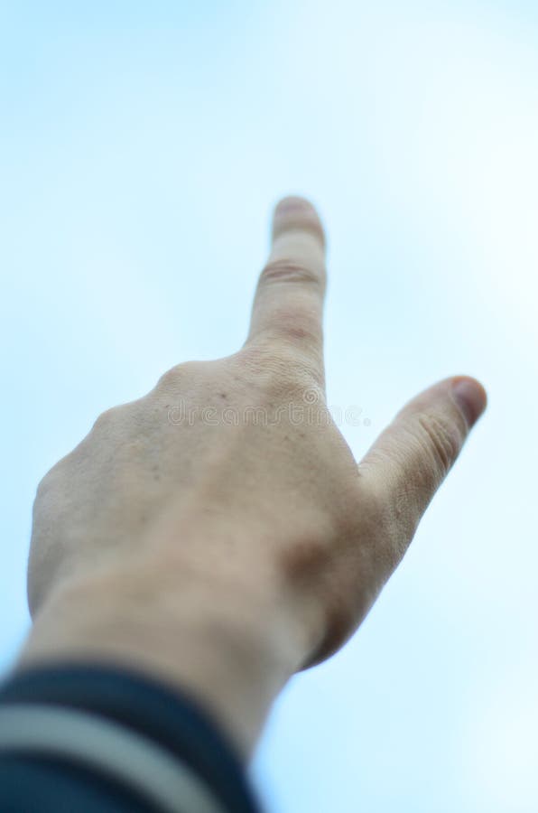 Finger Pointing Sky Stock Photos - Download 3,464 Royalty Free Photos