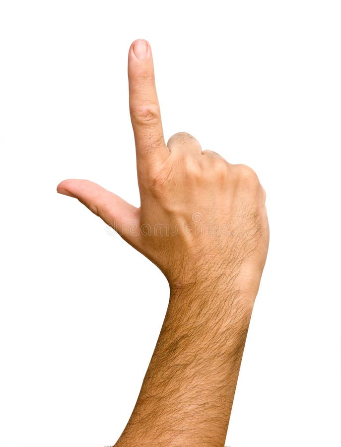 Hand pointing up stock image. Image of closeup, close - 11191991