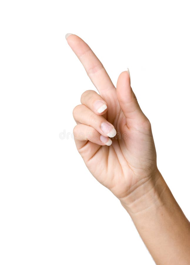 Hand Pointing Up Stock Image - Image: 11839001