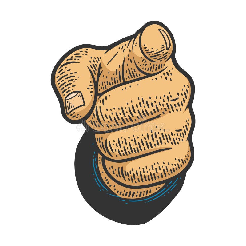 Man Pointing Forward Finger Pop Art Style Vector Stock Vector - Illustration of businessman ...