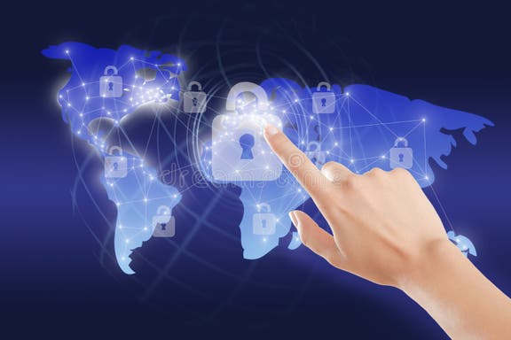 Hand world map encryption stock image. Image of planet - 112116117