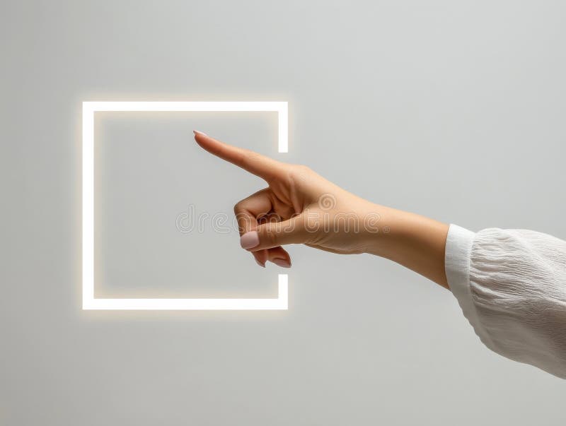 Interactive Hand Gesture Demonstration Modern Studio Image Art ...