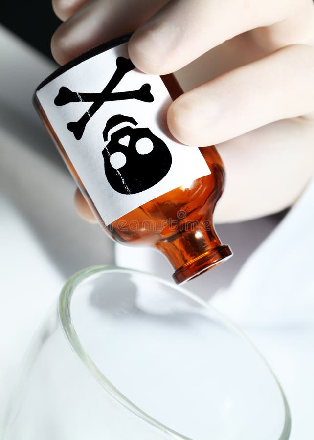 Hand with poison stock photo. Image of chemical, danger - 34924496