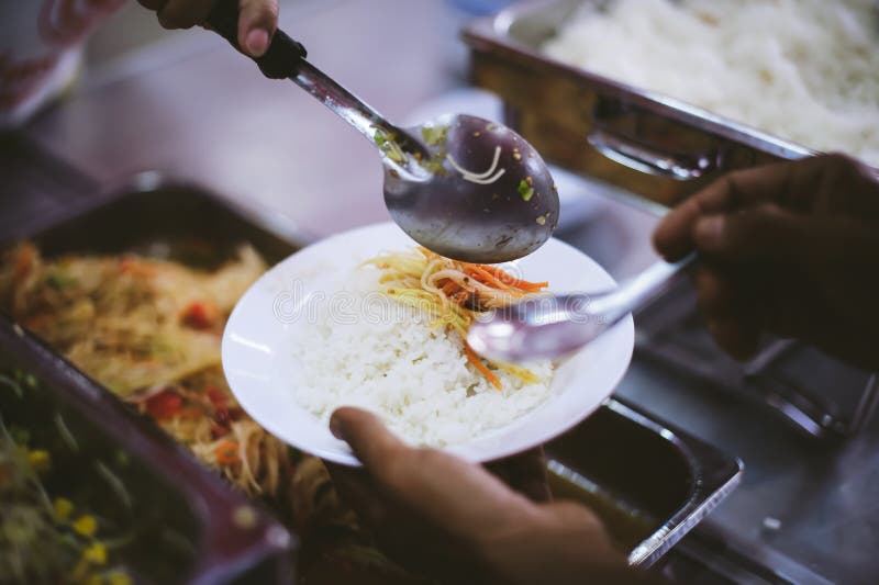 The Hand of the Poor Receives Food from the Hand of the Giver : Concept ...
