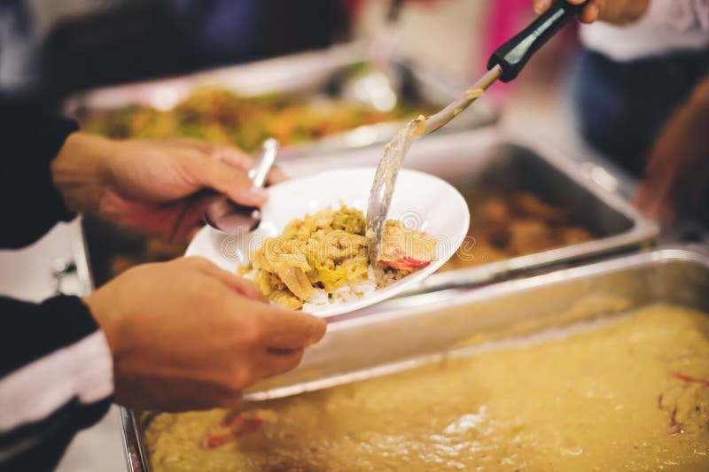 The Hand of the Poor Receives Food from the Hand of the Giver : Concept ...