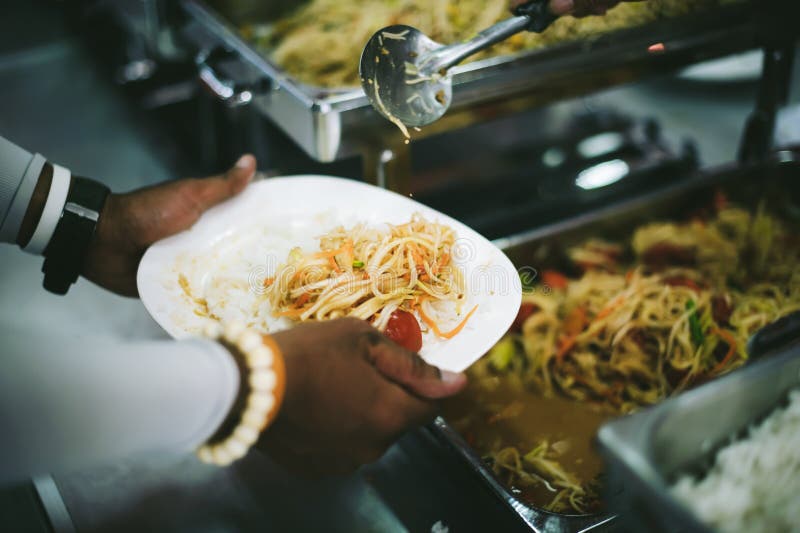 The Hand of the Poor Receives Food from the Hand of the Giver : Concept ...