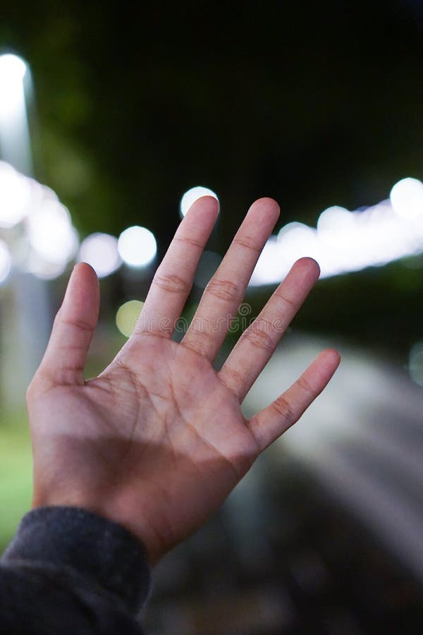 Hand Portrait stock photo. Image of mouth, jewellery - 241329892
