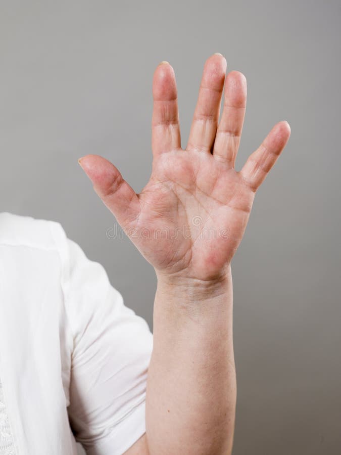 Hand pose stock photo. Image of gesture, girls, palm - 73513932